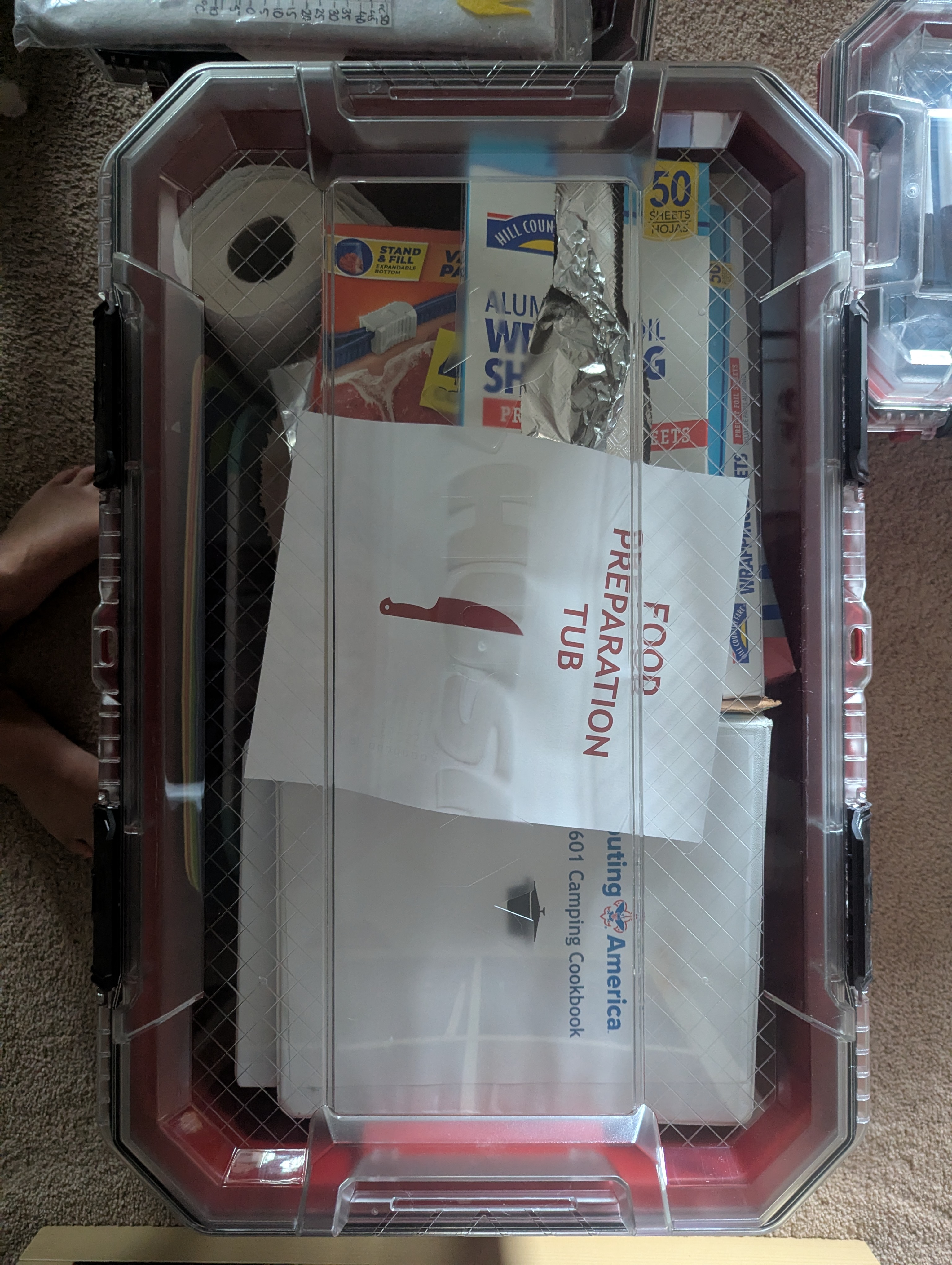 Cub Scout Pack Camping Gear Organization System - Tubs! - Compassionate ...